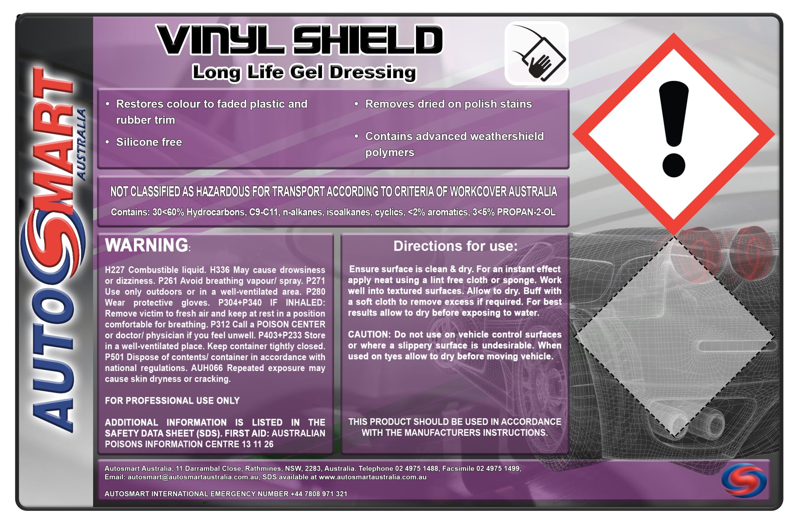 Vinyl shield – Autosmart Perth East